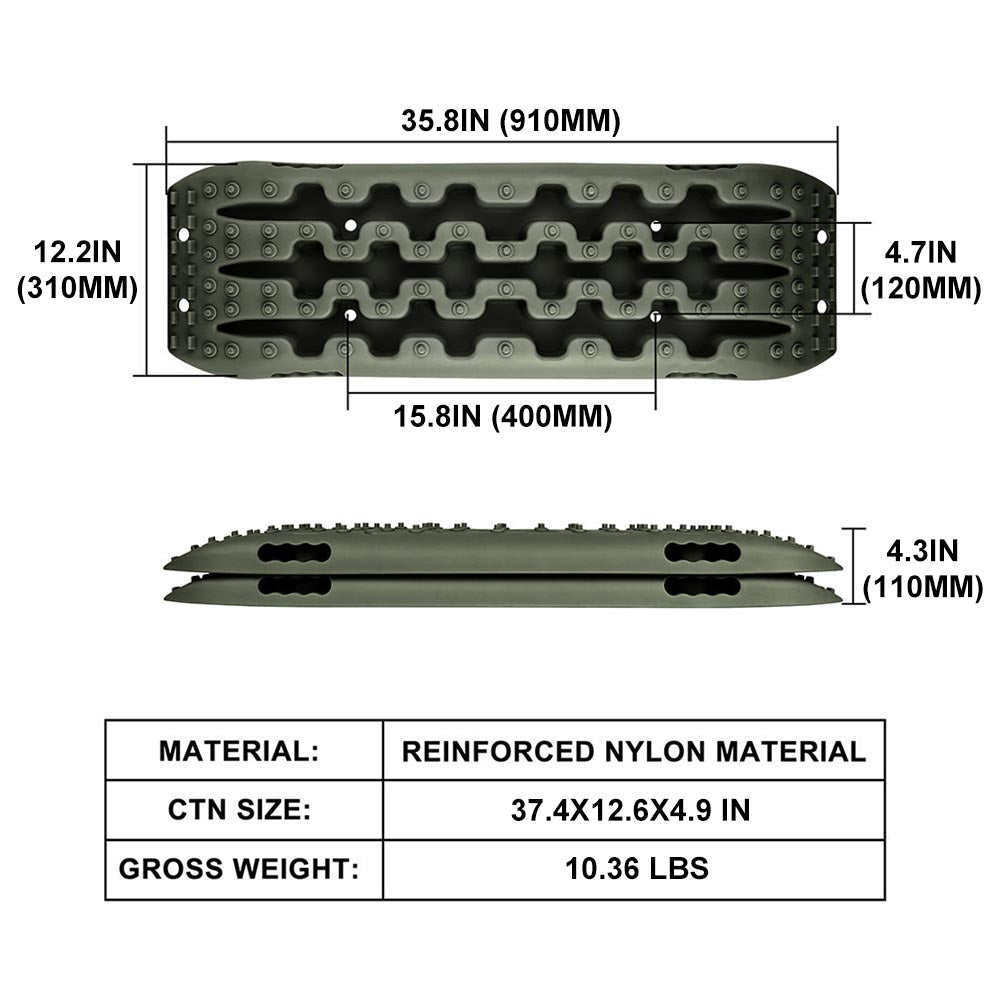 X-BULL Gen2-S Off-Road Recovery Traction Boards Recovery Tracks 2 Pair