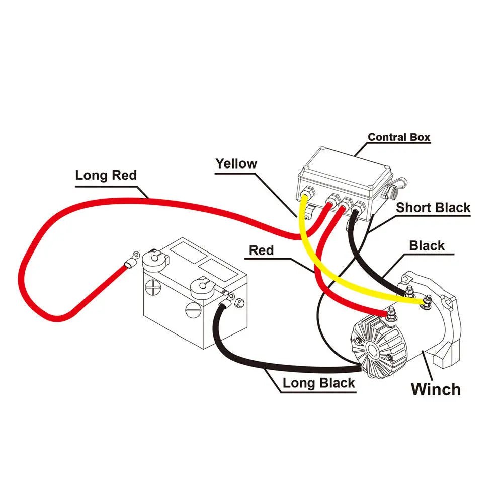 X-BULL Winch Control Box for 10000-13000 LBS with Remotes