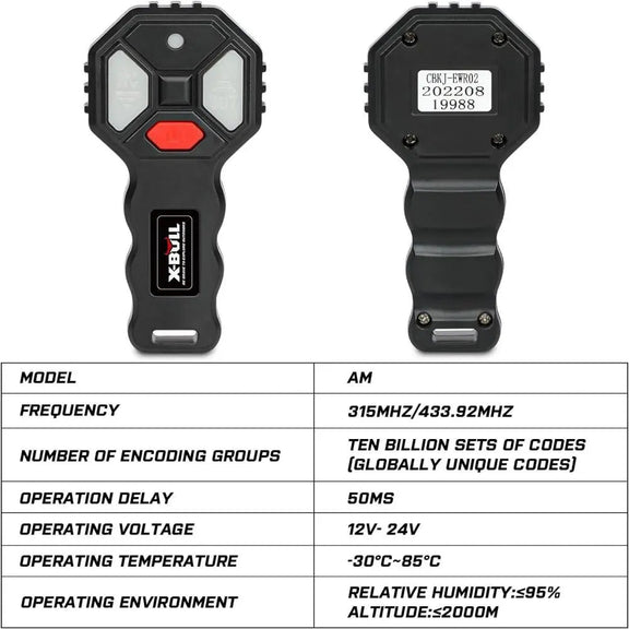 X-BULL Wireless Electric Winch Remote Control Kit